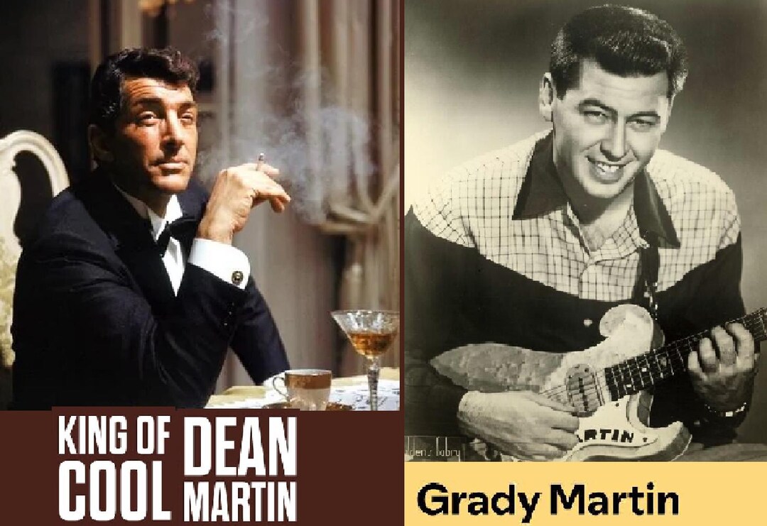 1968 / 1962 Dean Martin and Grady Martin 45 Vinyl Records. - Etsy