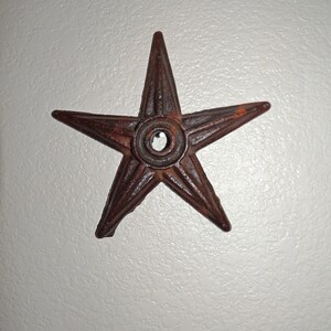 Antique Cast Iron Star Masonry Architecture Rustic Decor Western Decor ...