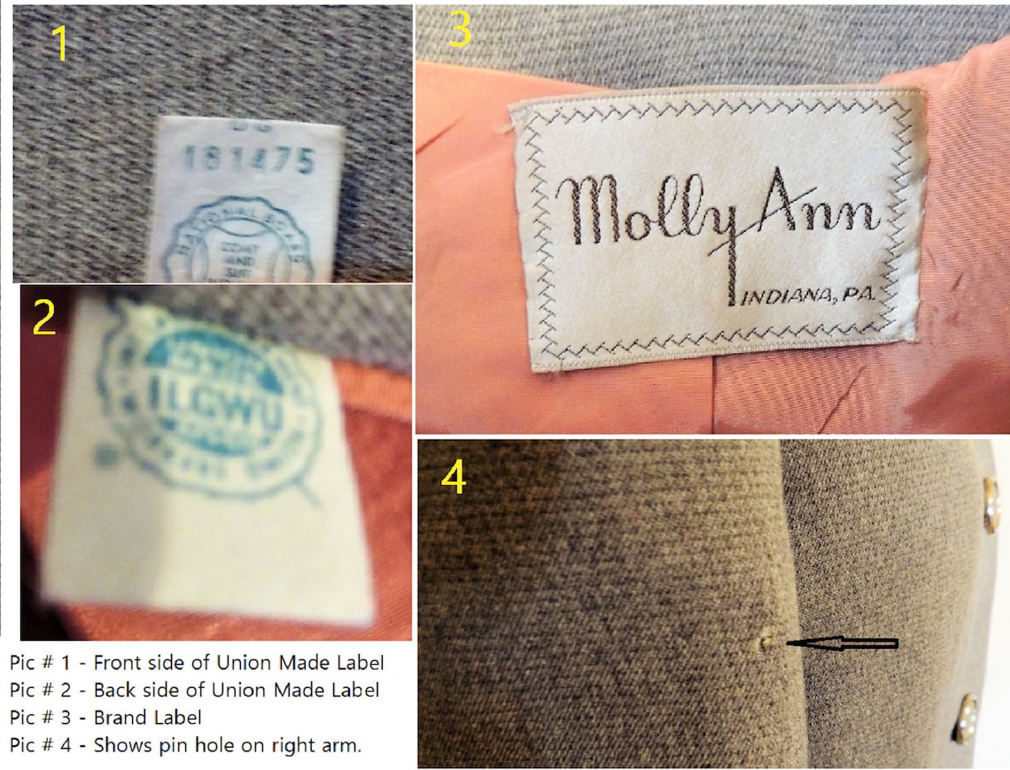 Vintage molly Ann Wool and Sable Collar - Etsy