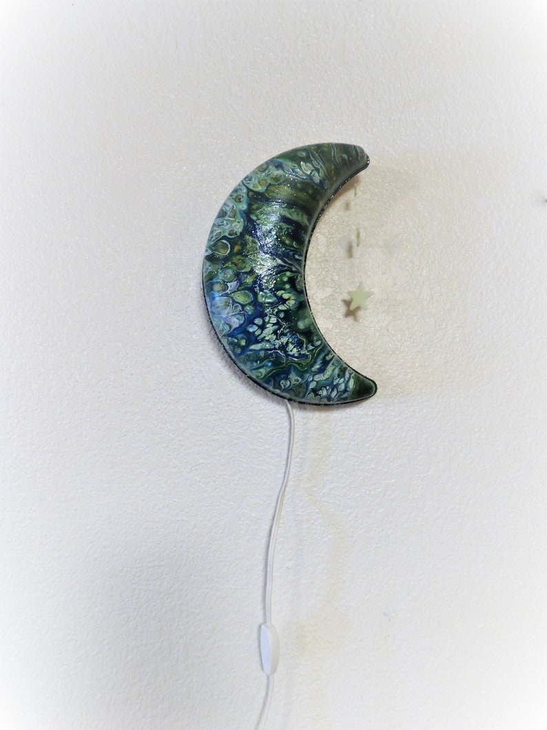 Up Cycled IKEA the Smila Moon Light Wall Hanging Cup Pour - Etsy