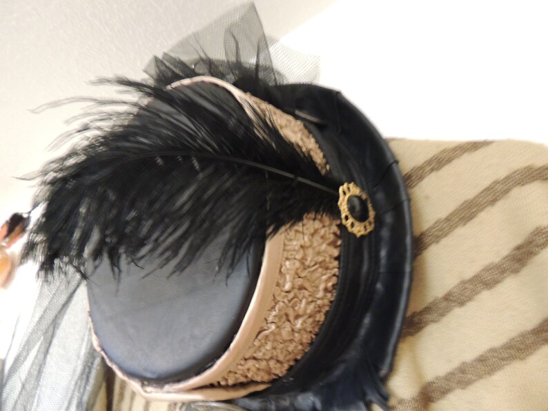 Woman's Top Hat Top Hat With Veil Bolero Top Hat | Etsy