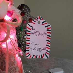 Grinch Christmas Tree Ornament Tree Topper Angel Topper, Whoville Décor ...