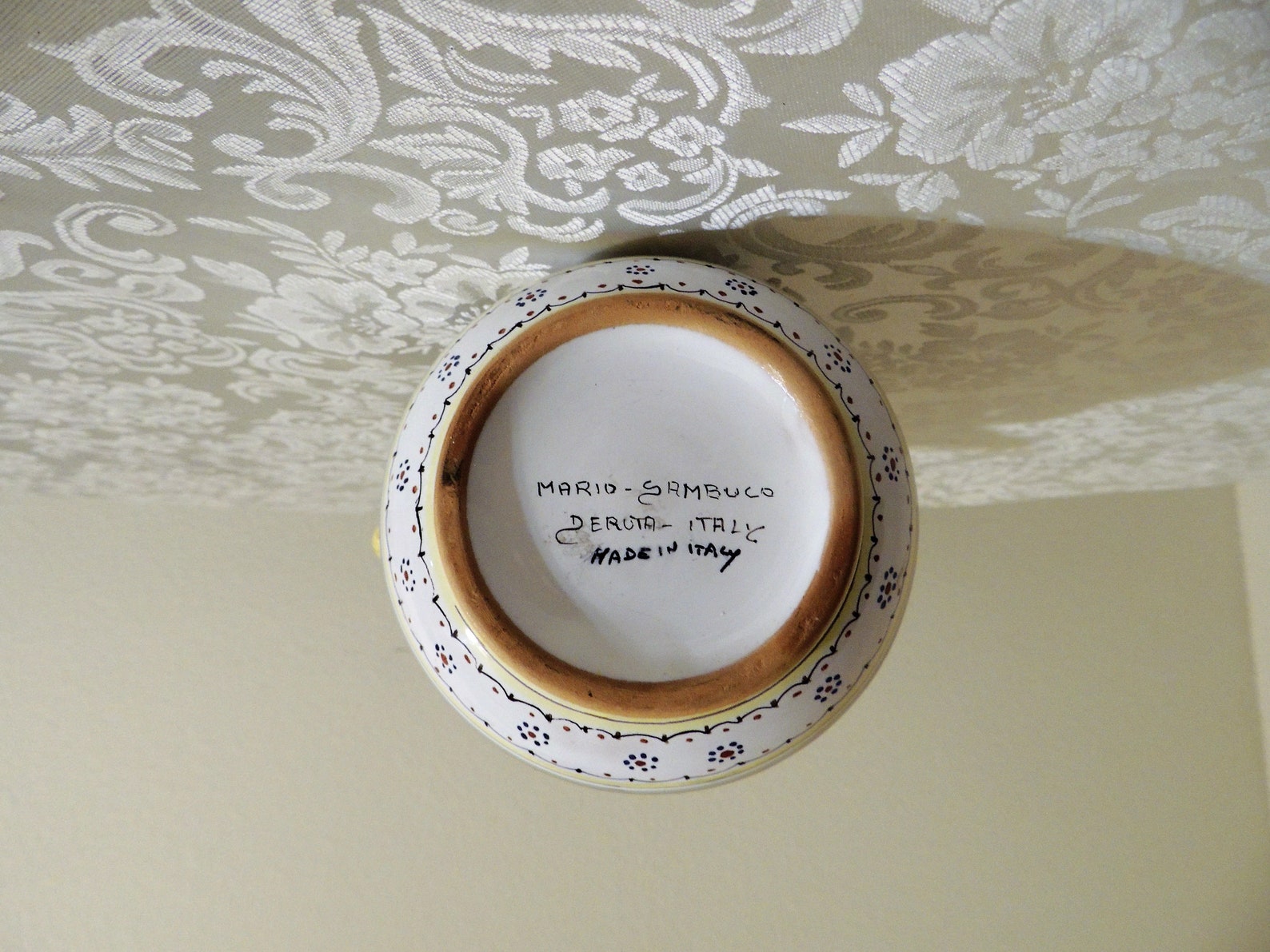 Vintage Mario Sambuco Deruta Italy Pottery Vase. - Etsy