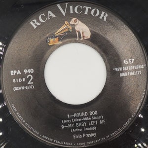 RARE. 1956 Elvis Presley 45 Vinyl Record. - Etsy
