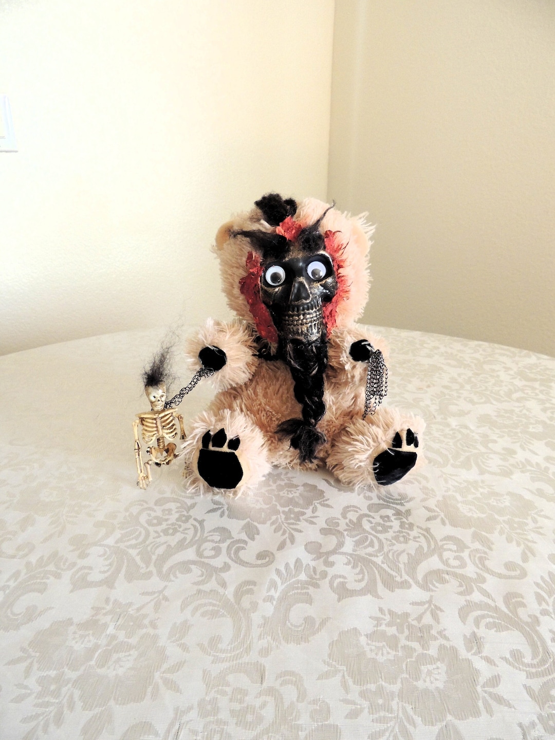Creepy Bear, Horror Bear Plushie, Evil Bear, Goth Bear. - Etsy