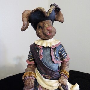 Renaissance Rabbit Musketeer Pirate Statue Easter Bunny Display. - Etsy