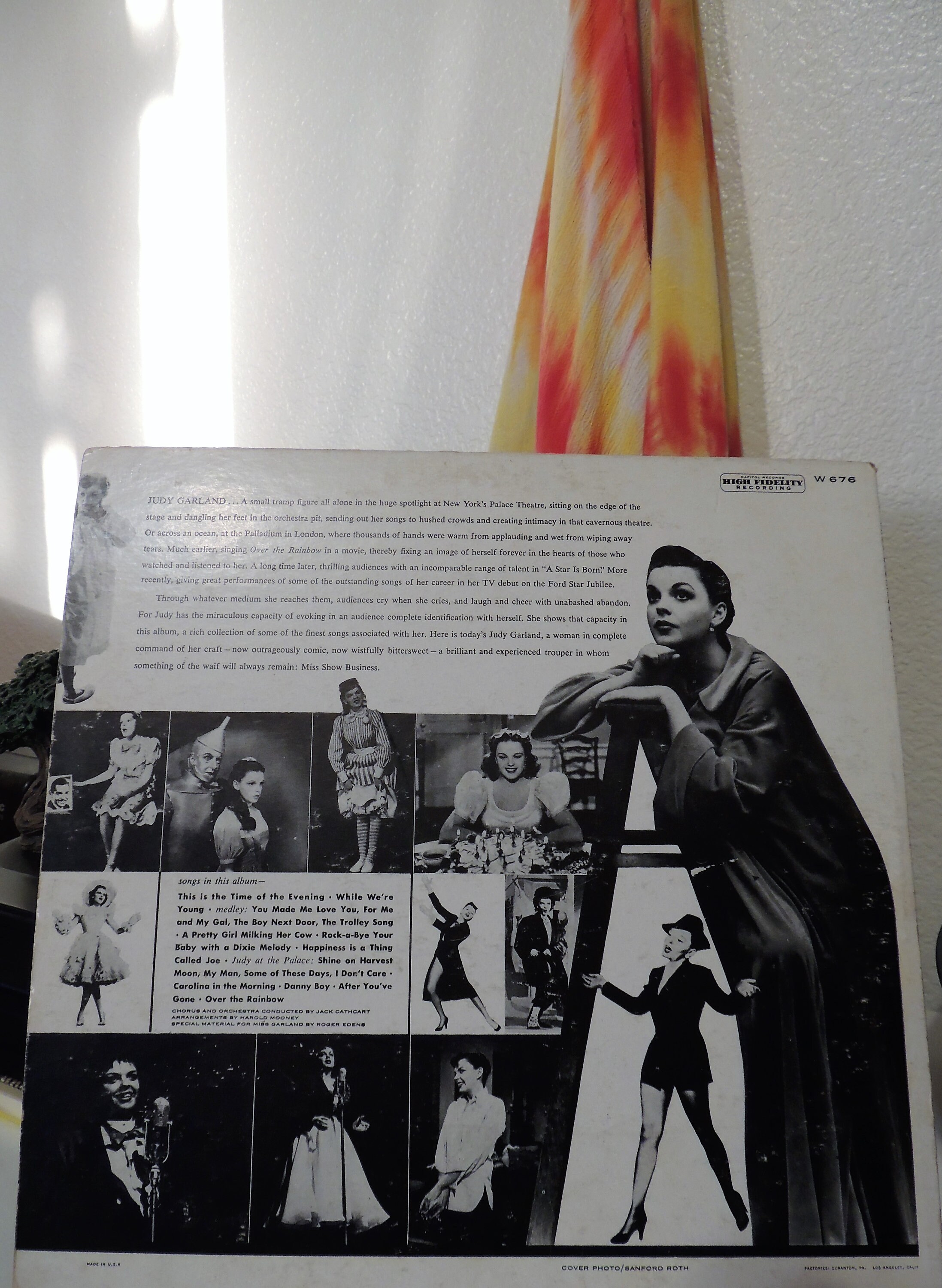 1955 Judy Garland "miss Show Business" Over the Rainbow 33RPM Vinyl ...