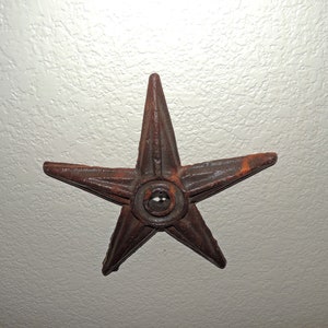 Antique Cast Iron Star Masonry Architecture Rustic Decor Western Decor ...