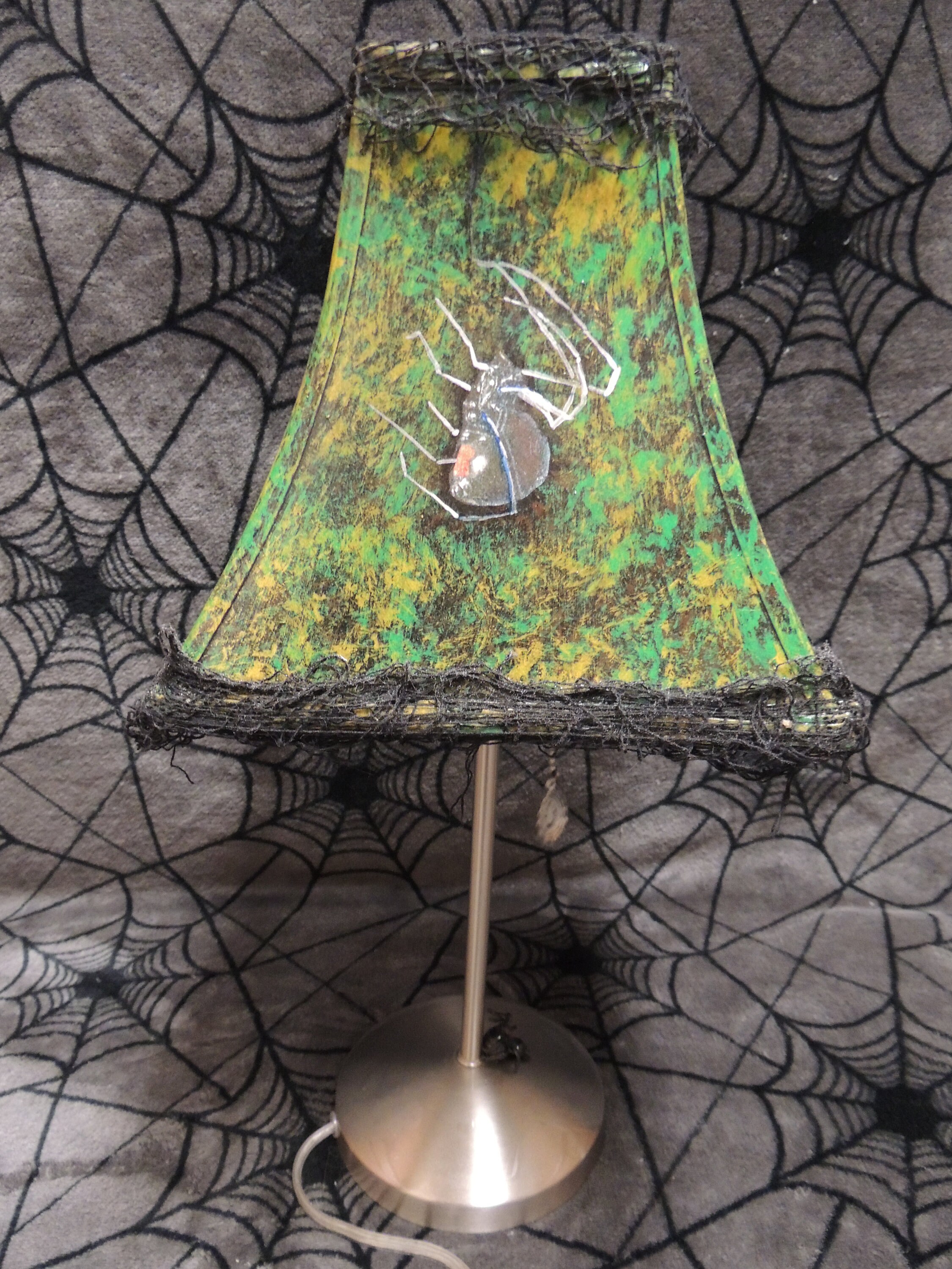 Creepy Spider Arachnid Table Lamp Light Tarantula Brazilian | Etsy