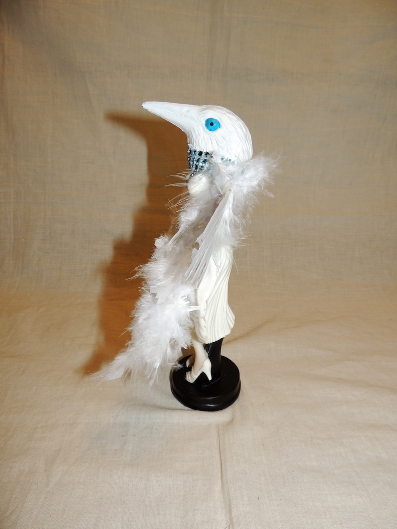 Custom Marilyn Monroe Crow Albino Crow White Raven Half - Etsy
