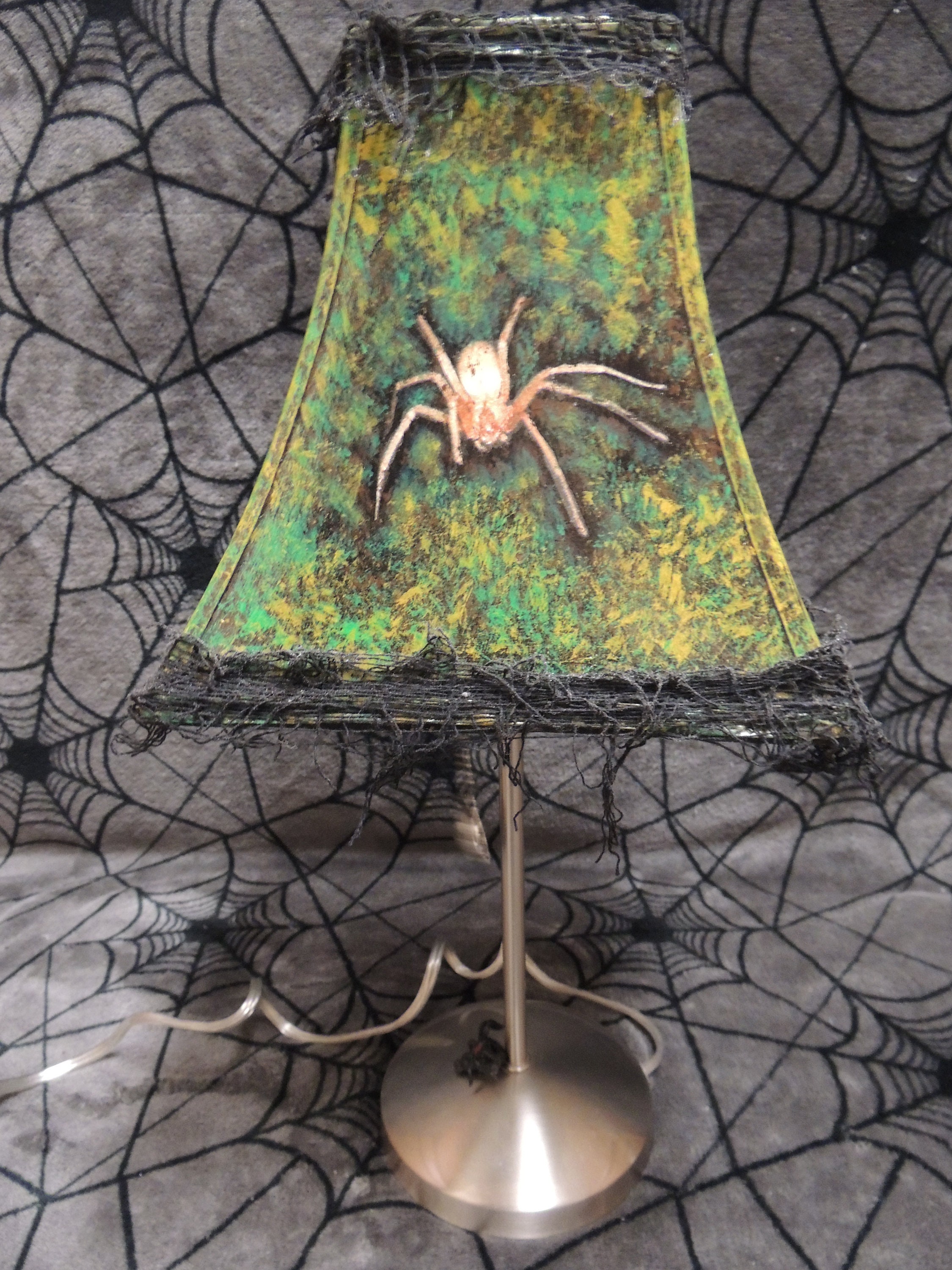 Creepy Spider Arachnid Table Lamp Light Tarantula Brazilian | Etsy
