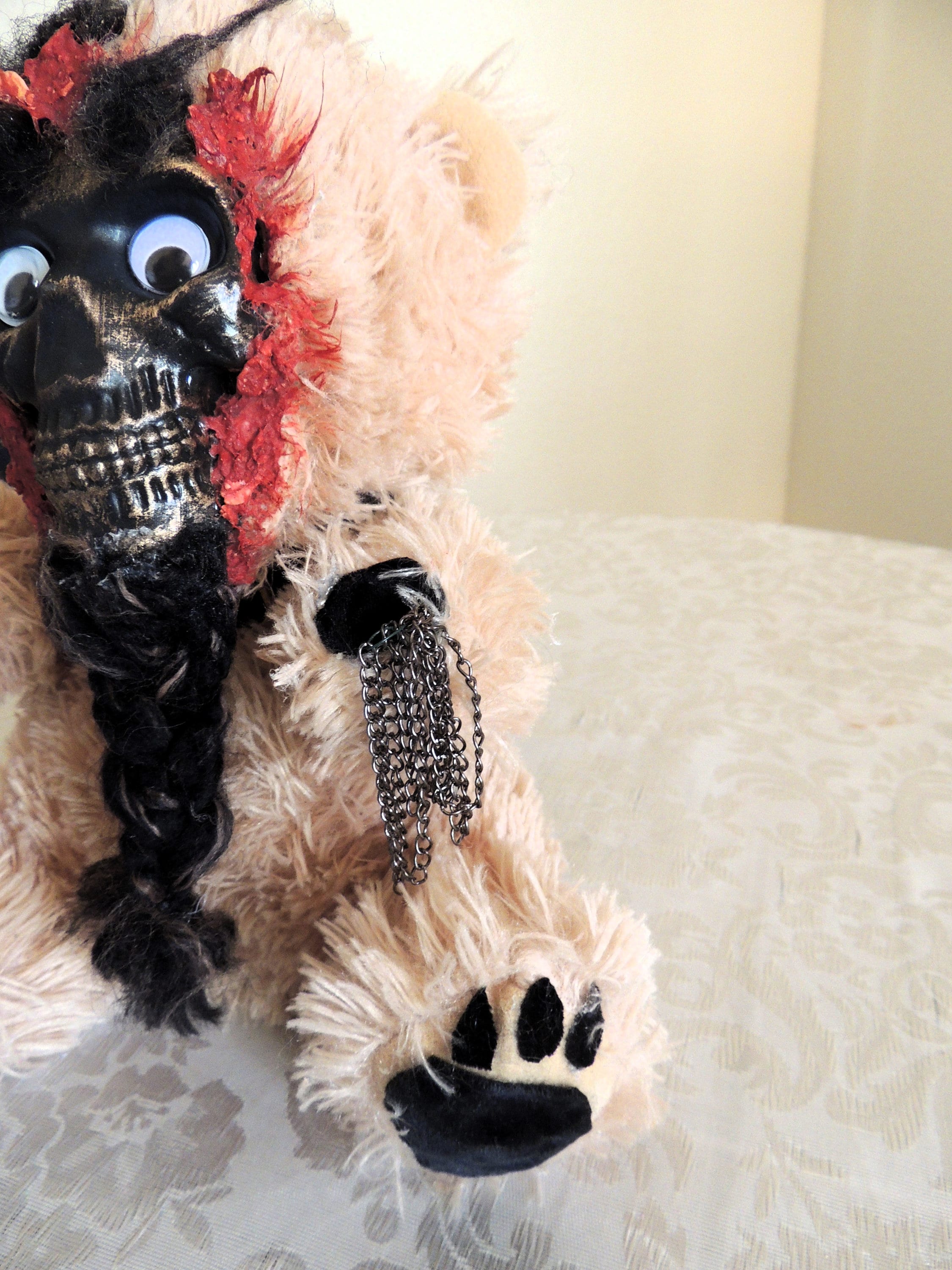 Creepy Bear, Horror Bear Plushie, Evil Bear, Goth Bear. - Etsy