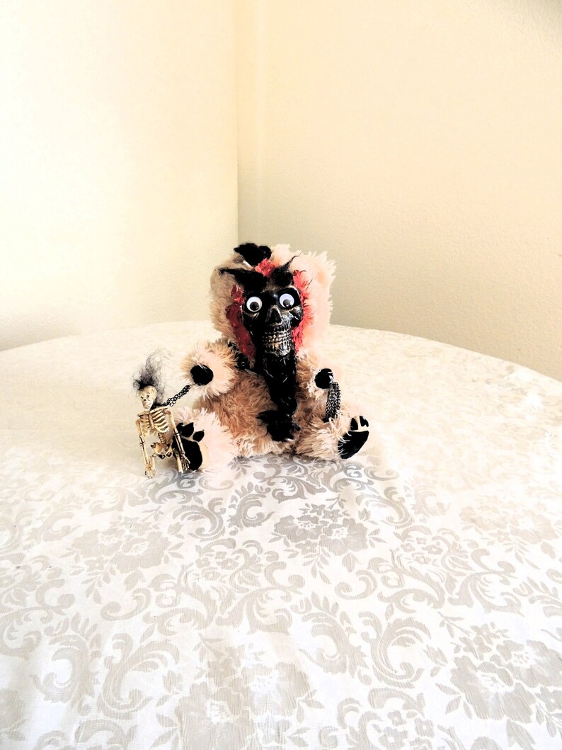 Creepy Bear, Horror Bear Plushie, Evil Bear, Goth Bear. - Etsy