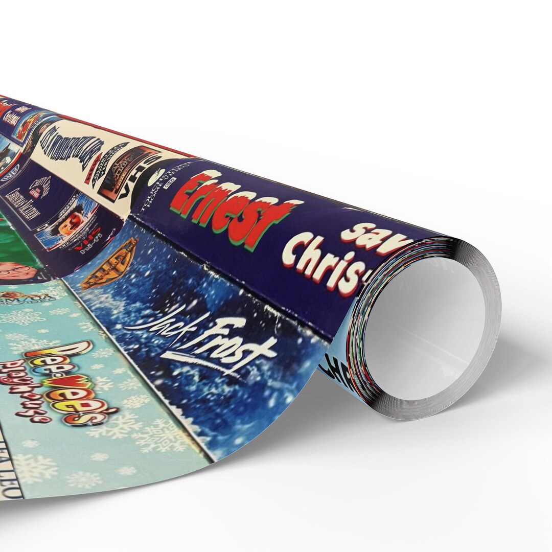 Vintage Christmas VHS Tape Wrapping Papers - Etsy
