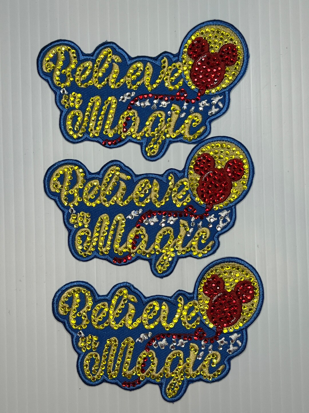 Disney Patch | Believe in Magic Patch | Crystal Patch | Disney Appliqué ...