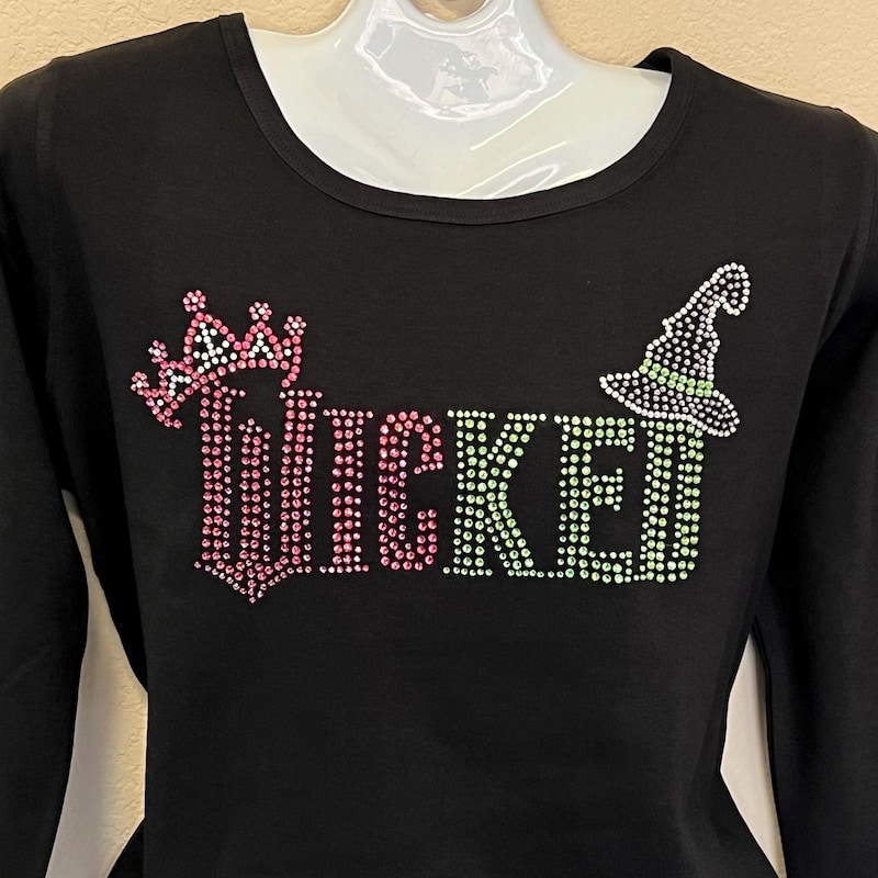 Wicked Rhinestone Tshirt - Etsy