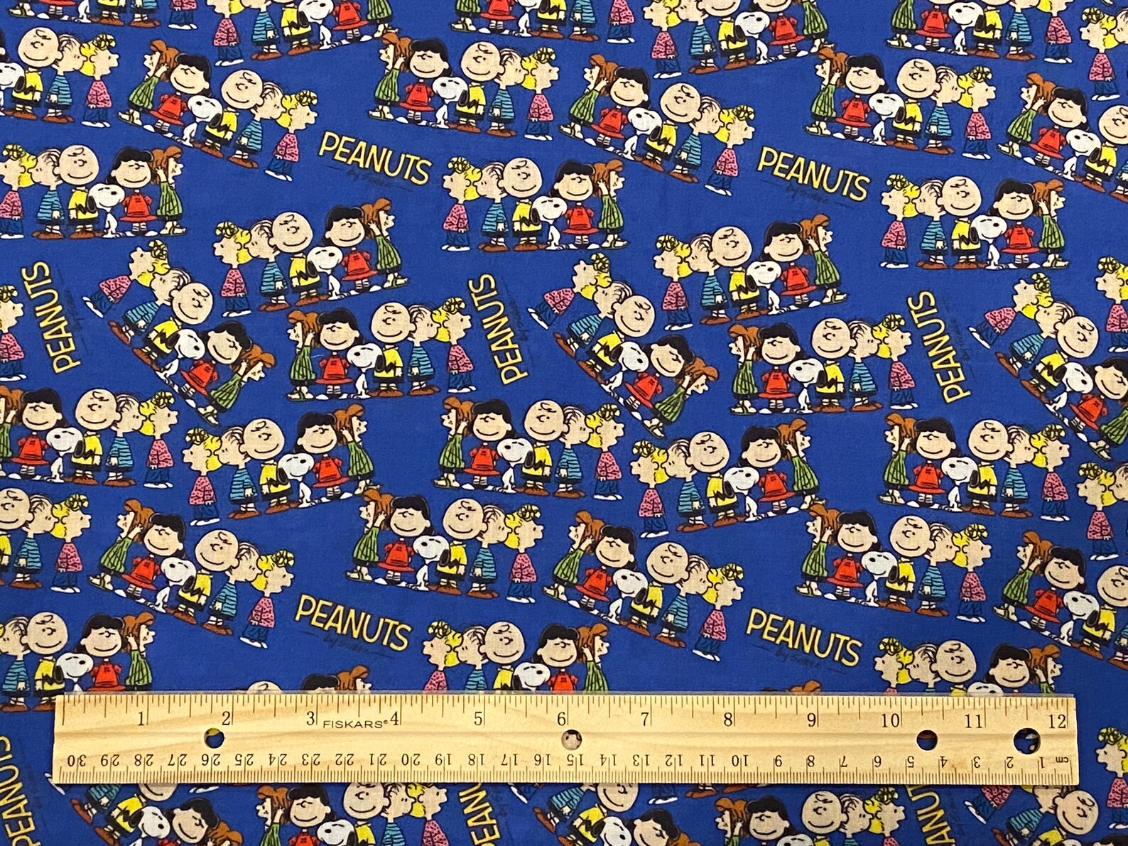 Peanuts Fabric Charlie Brown Fabric Snoopy Fabric Etsy