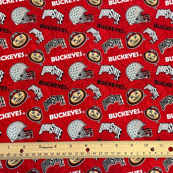 Ohio State Fabric - Etsy