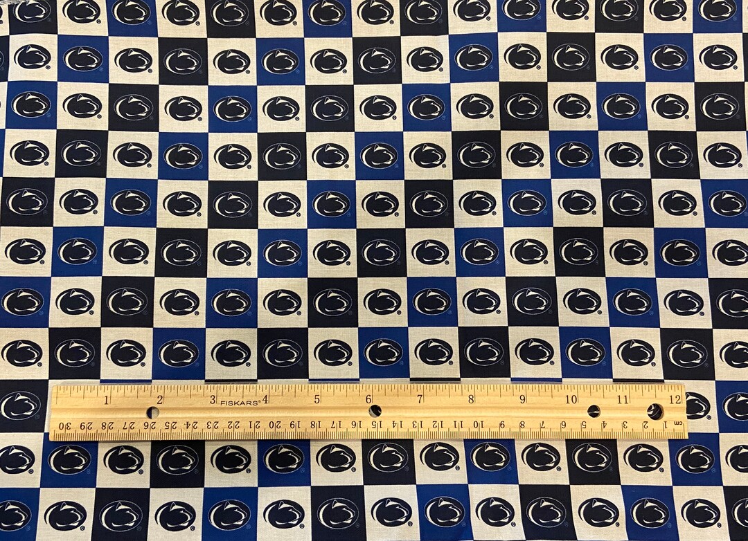 PSU Fabric, Penn State Fabric, 100% Cotton, Quilting Cotton, **sold by ...