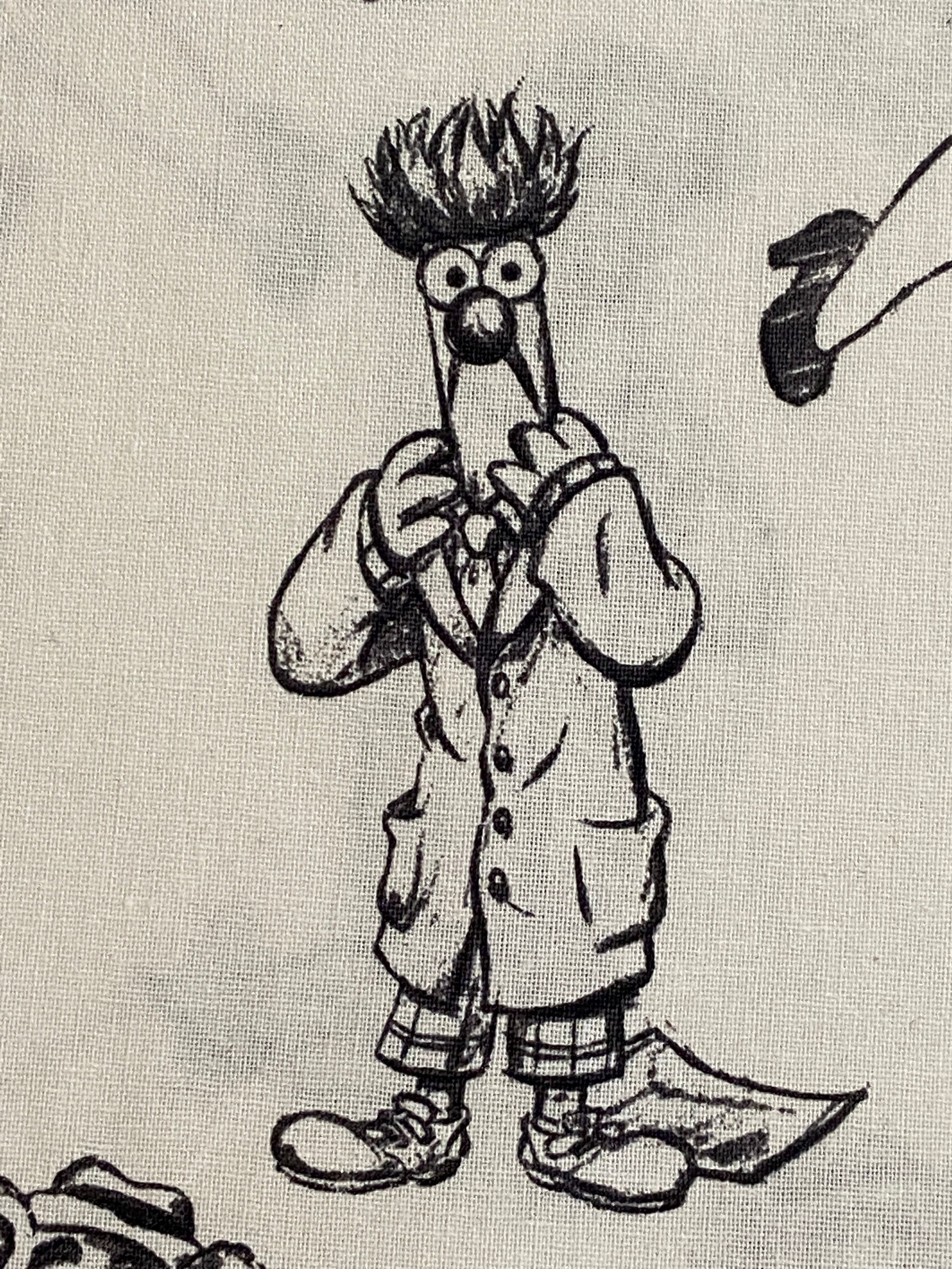 Muppets Fabric Kermit the Frog Fabric Miss Piggy Fabric - Etsy