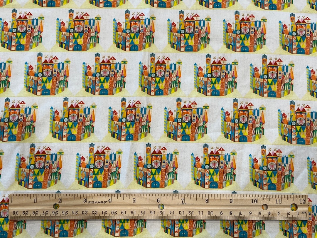 Disney Fabric, Its a Small World Fabric, Fat Quarter Fabric, 100% ...
