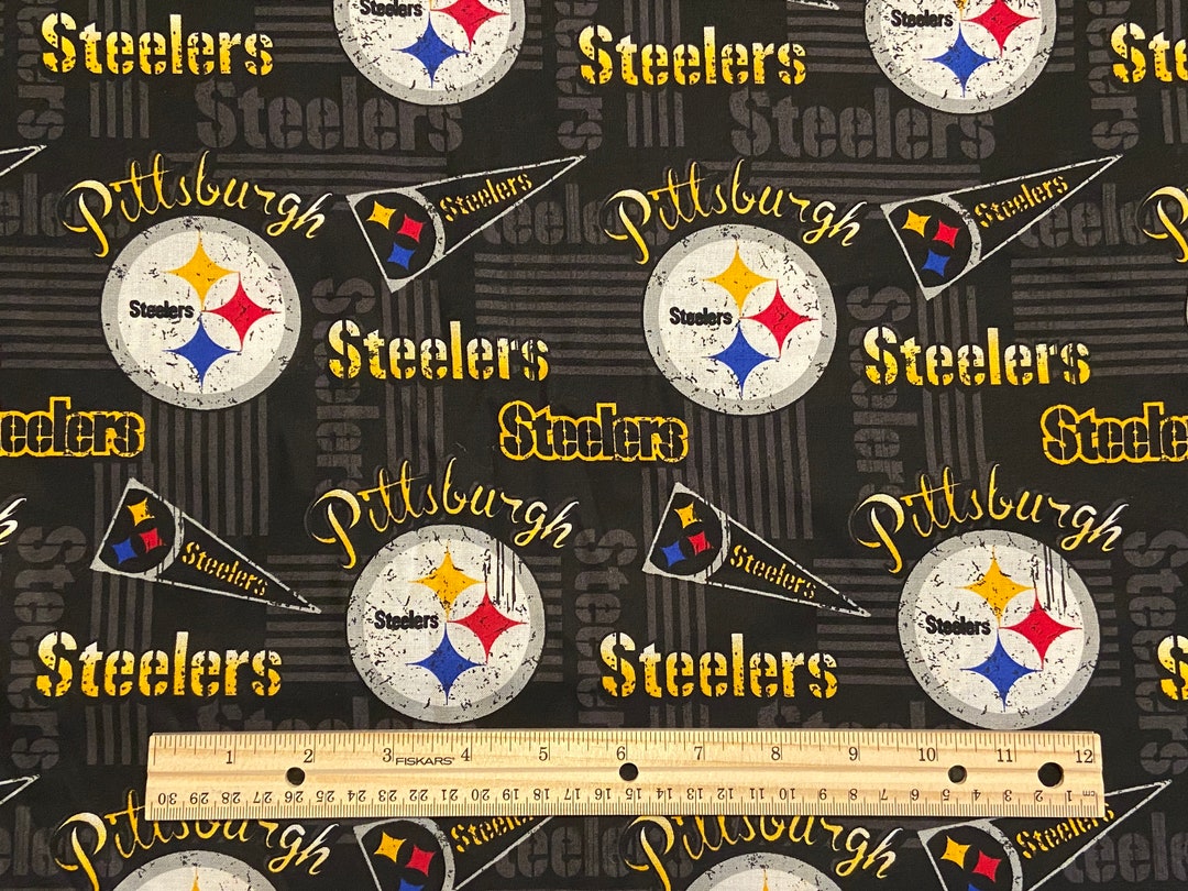Steelers Fabric, Pittsburgh Steelers, Steelers Retro, 100% Cotton ...