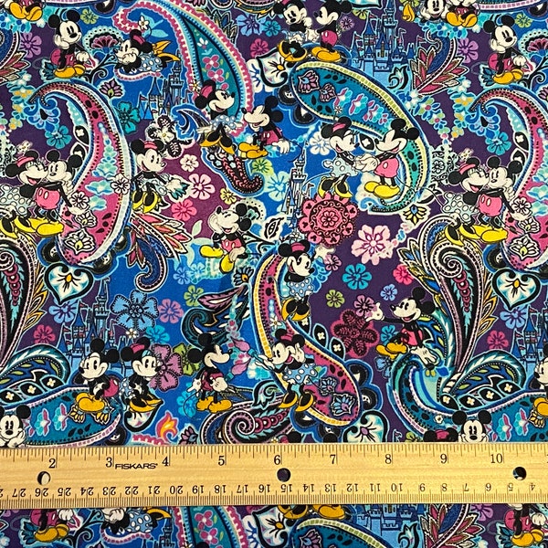 Mickey Fabric - Etsy