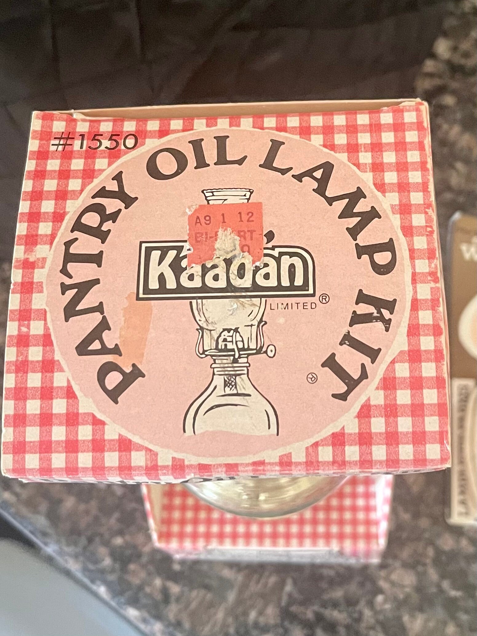 Vintage KAADAN Make Your Own Pantry Oil Lamp Kit in Box - Etsy