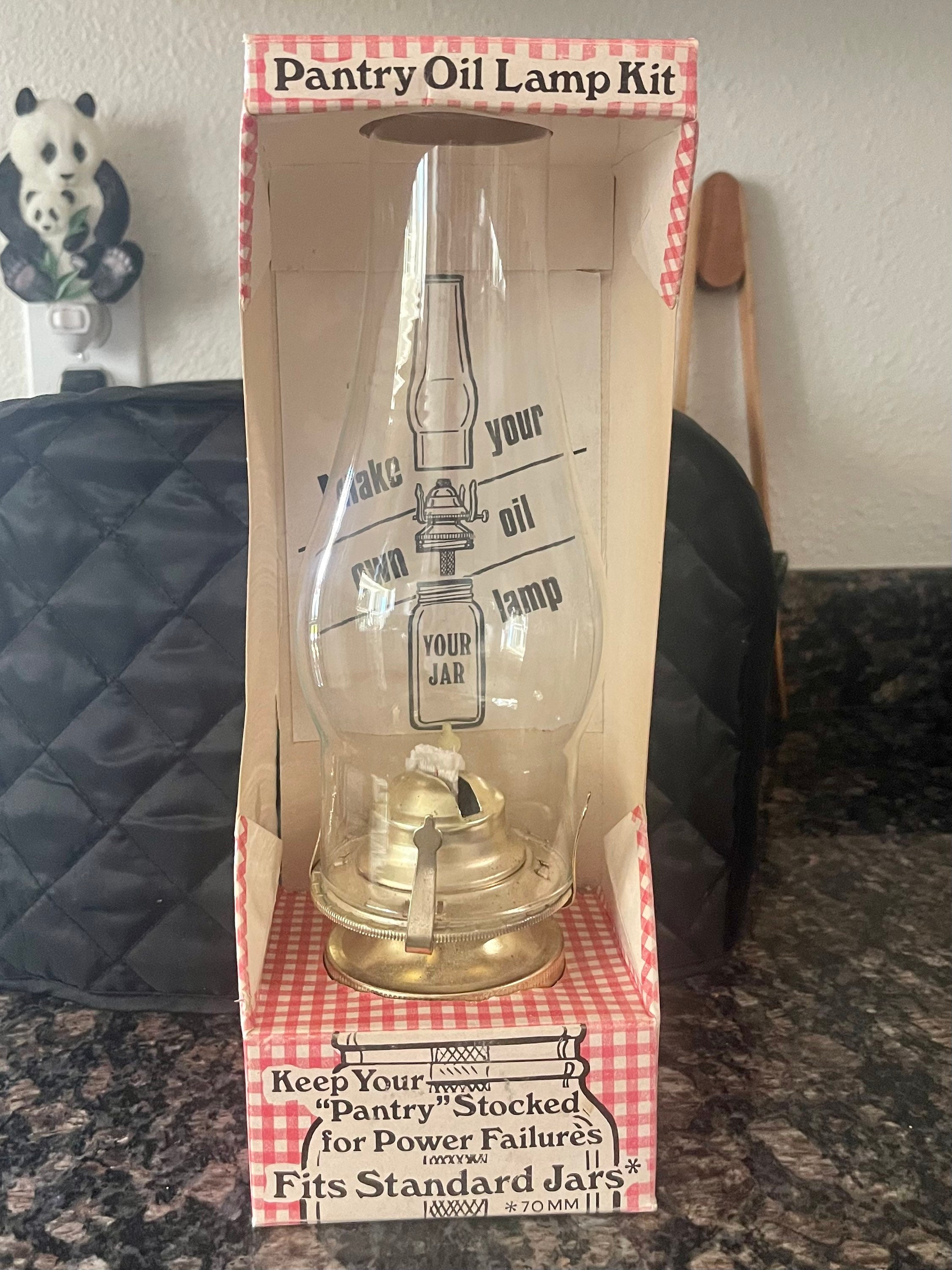 Vintage KAADAN Make Your Own Pantry Oil Lamp Kit in Box - Etsy