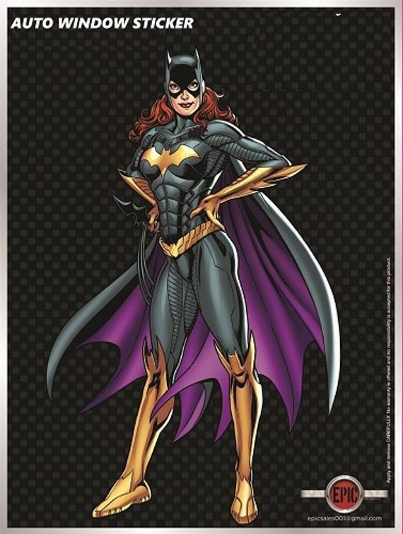 Bat Girl Auto Sticker | Etsy