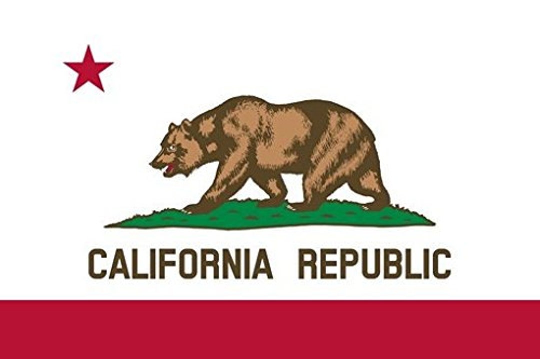 California Flag Poster - California Republic - Rare Hot New 24X36 - Etsy