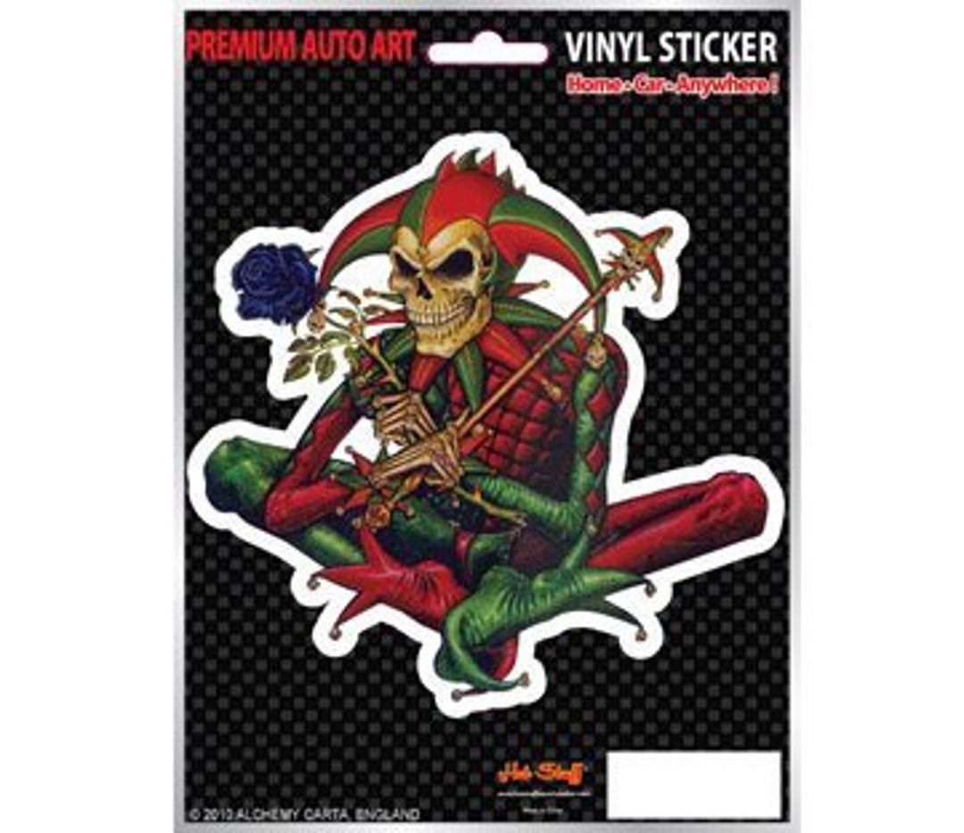 Jester Auto Sticker - Etsy