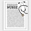 Nurse Sign RN Nurse Chalkboard Sign Nurse Gift Nurse Graduation Gift ...