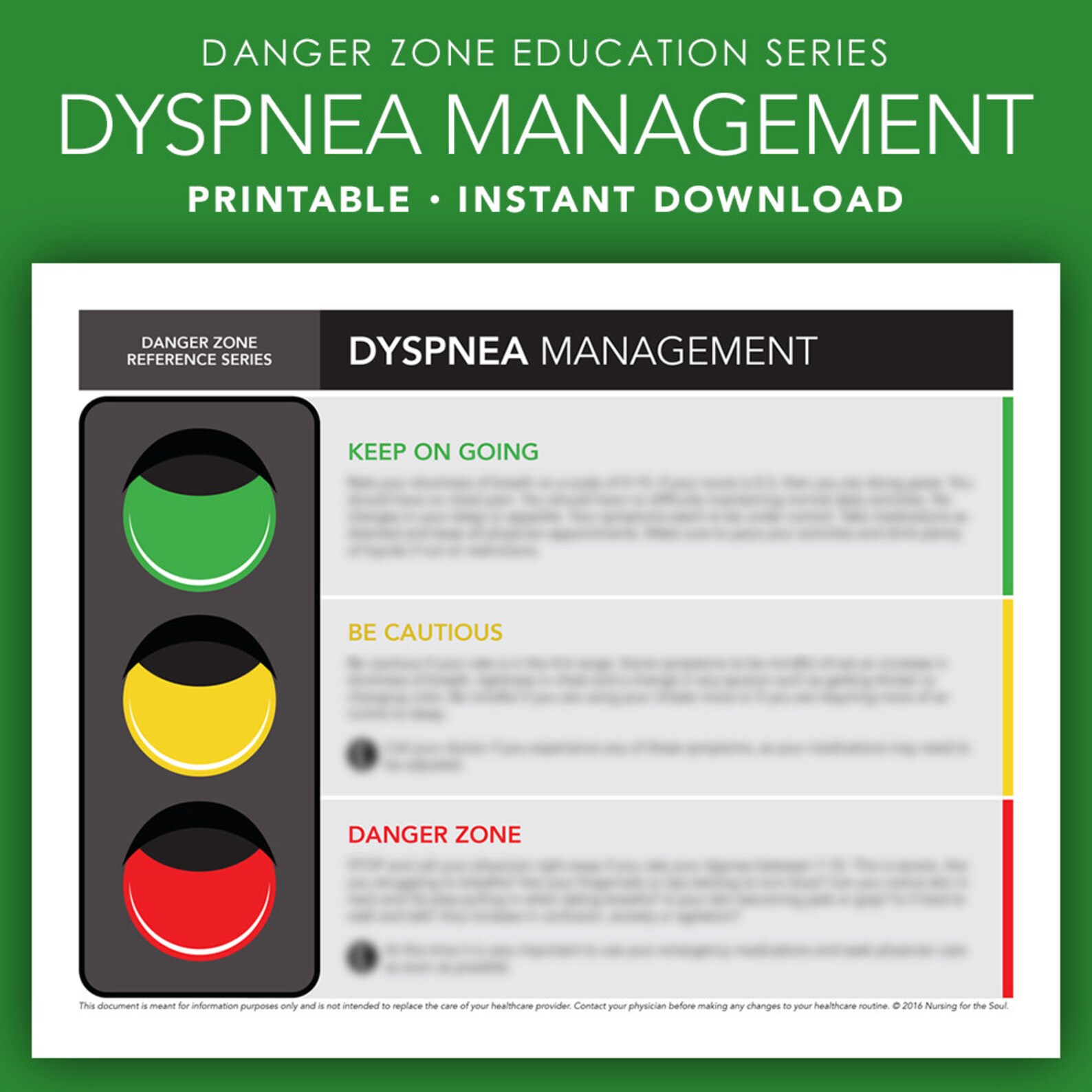 Dyspnea Management Printable Dyspnea Danger Zones Nursing - Etsy Dyspnea Management Printable Dyspnea Danger Zones Nursing - Etsy