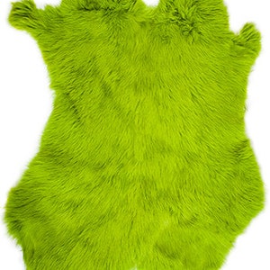 European Domestic Rabbit Hides in Dyed Colors - Single Hide (medium ...