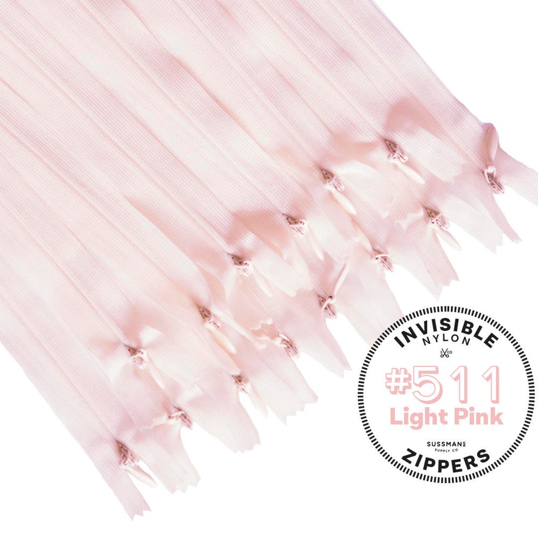 Invisible Zippers - #511 Light Pink - 8" 10" 12" 14" 16" 18" 20" 22" 25 ...