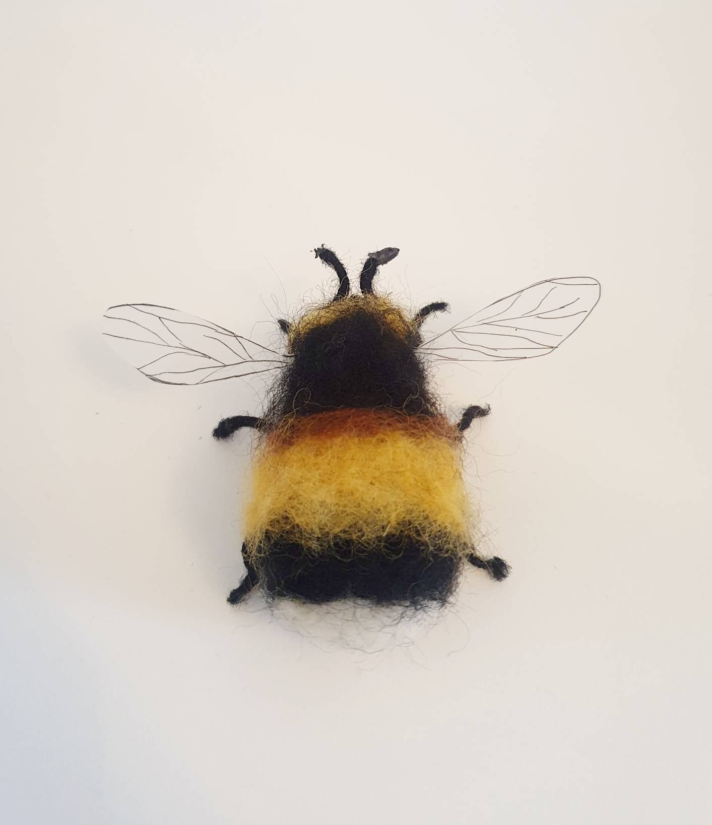 Needle Felted Bumble Bee Made to Order Uniqie Felt Gifts - Etsy UK