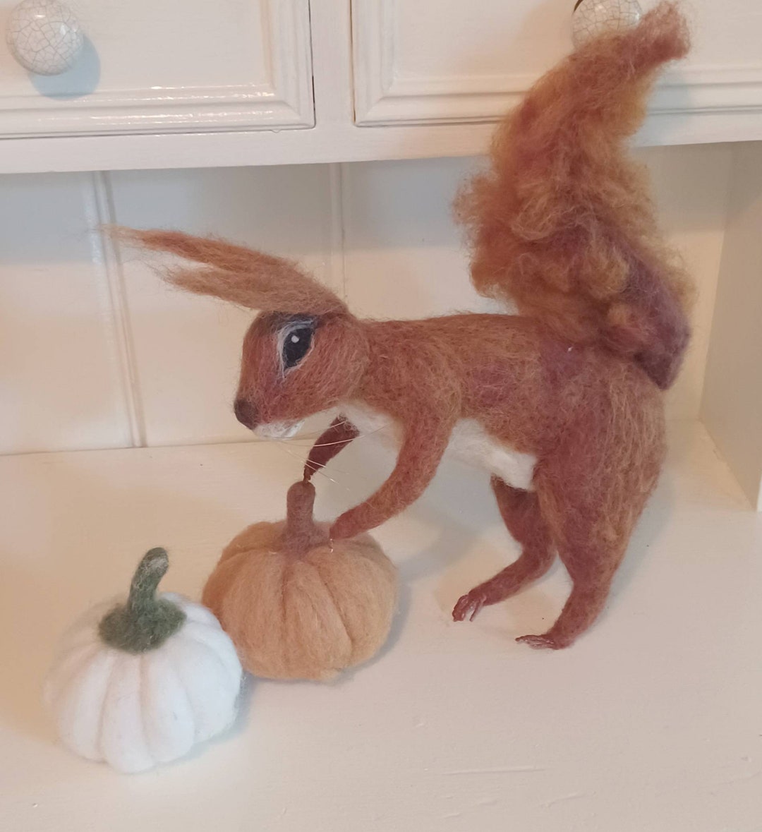 Red Squirrel | Felted Red Squirrel | Made to Order | Felt Gift ...