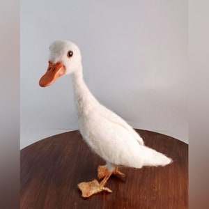 Needle Felted Runner Duck | Felt Gifts | Made to Order | Fibre Art ...