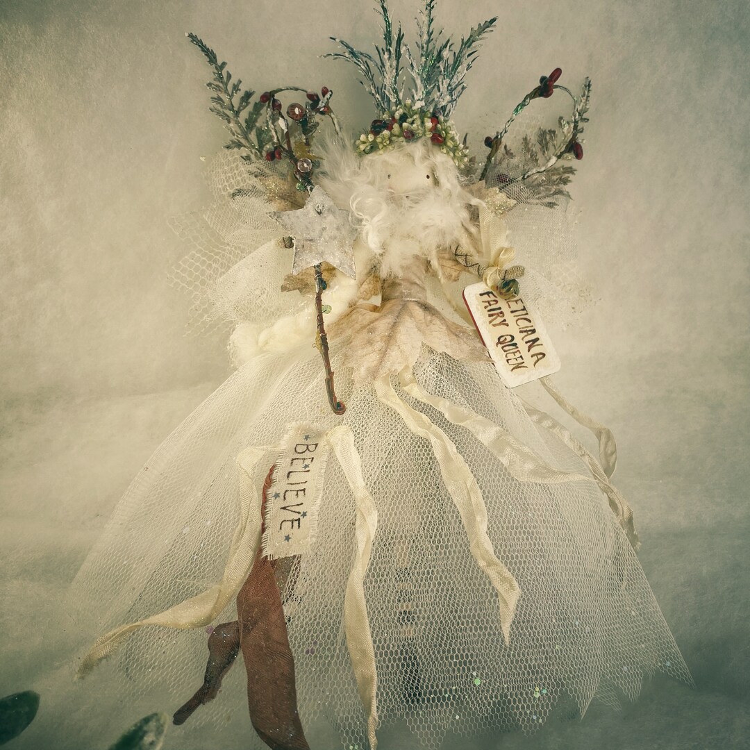 Enchanted Forest Fairy Queen Christmas Treetopper MADE TO ORDER - Etsy