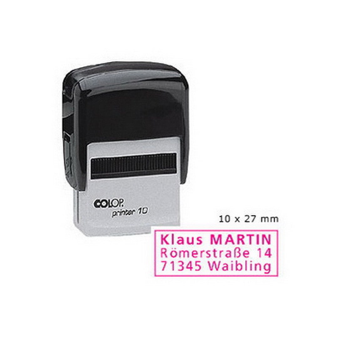 Stamp for Company Info Name Address School Shop Bar Store Restaurant ...