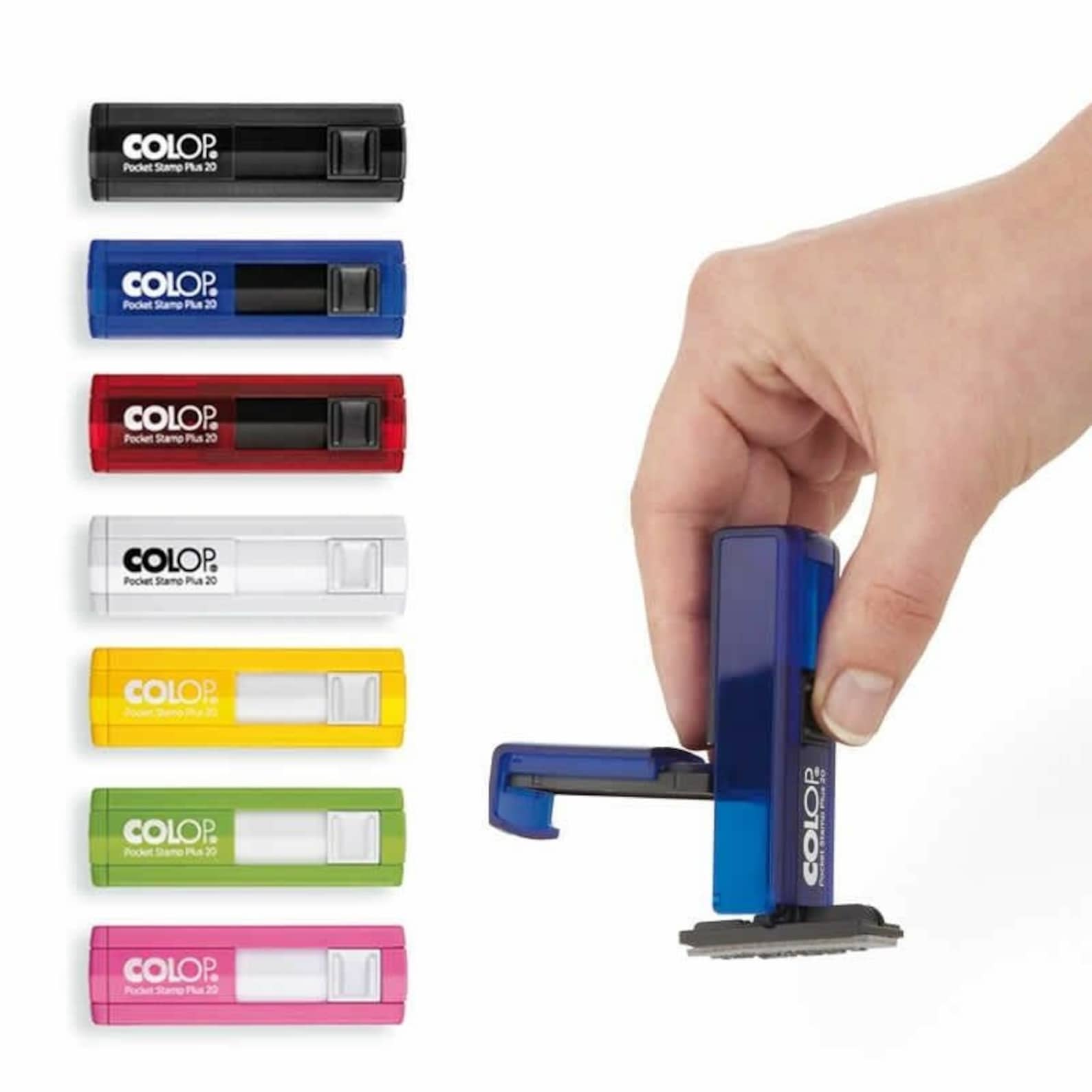 Pocket Stamp - Colop Pocket Stamp Plus 20 - Self Inking Rubber Stamp ...