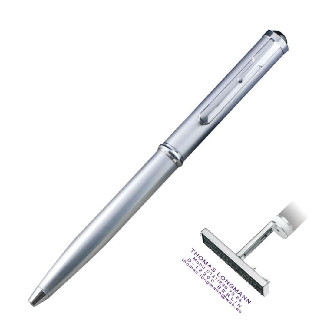 Pen Stamp - Full Metal Body - Custom Flash Stamp - 8 X 30 Mm - Etsy