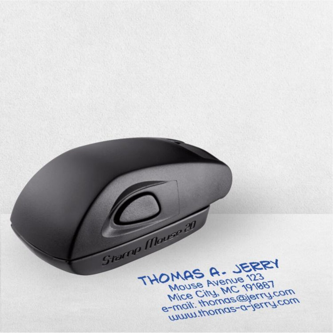 Portable Stamp - Colop Stamp Mouse 20 - 13x37mm - Etsy