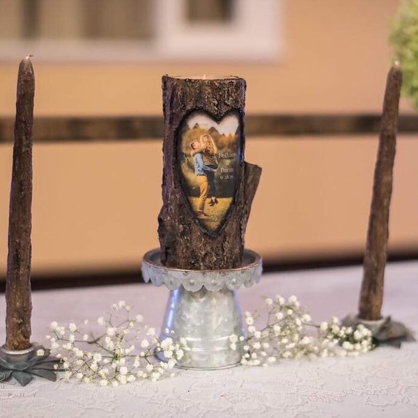 Rustic Unity Candle - Etsy