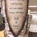 Birch or Oak Tree Personalized Poem Pillar Candle - Wedding or ...