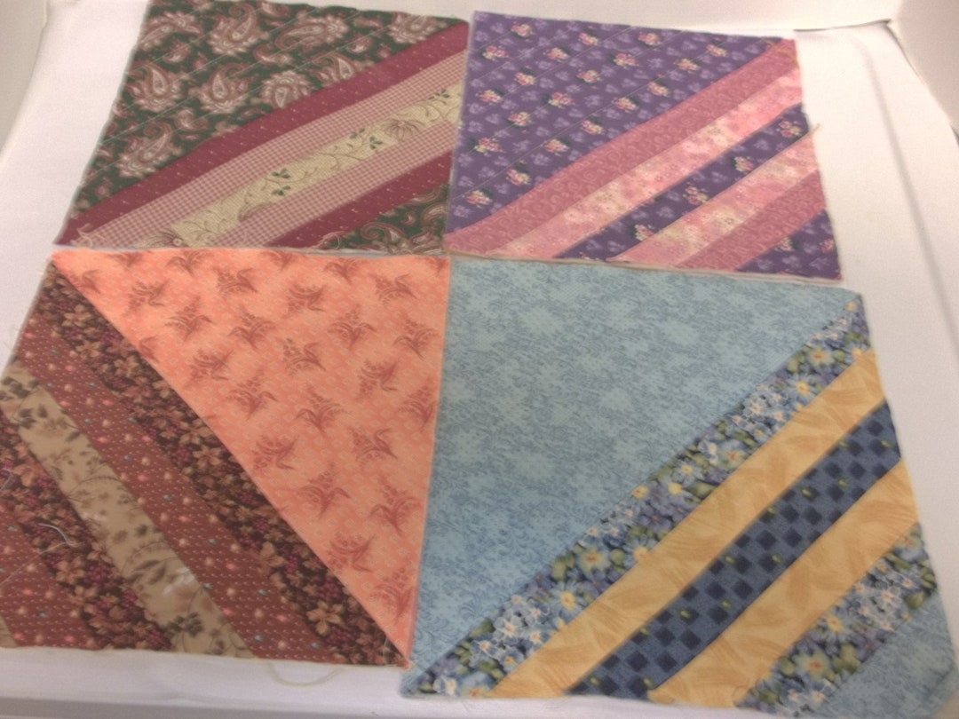 Handmade Quilt Blocks, Estate Find, Age Unknown, Good Clean Condition ...