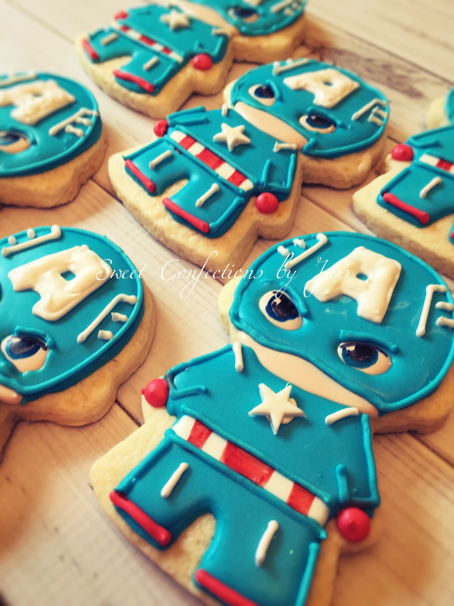 Captain America Cookies - Etsy
