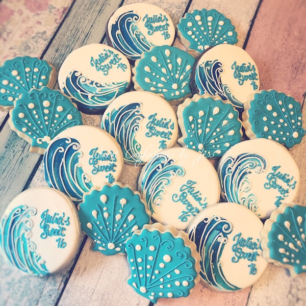 Beach Theme Cookies - Etsy