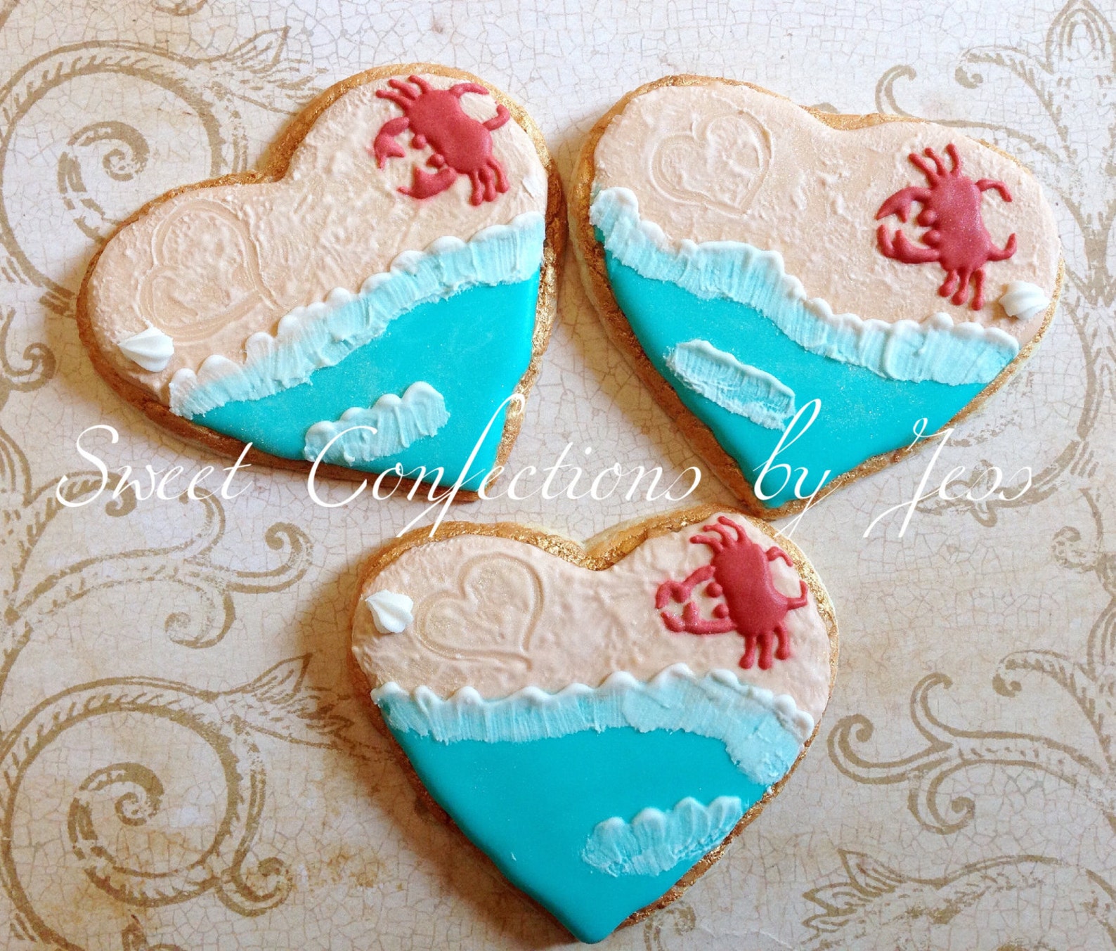 Beach Ocean Cookies - Etsy